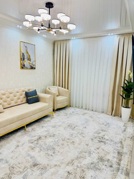 Новза  .2/3/4.  кирпич  77 серия   ( мебель + техника )  65 m²