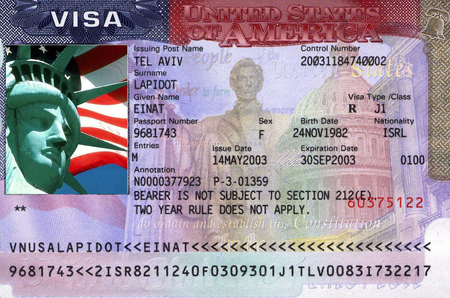 Помощь в получении визы и заполнении анкеты в США.