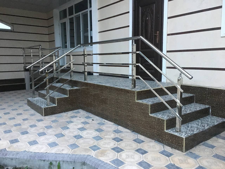 Перила из нержавйка с горятом любая изделнй  закази