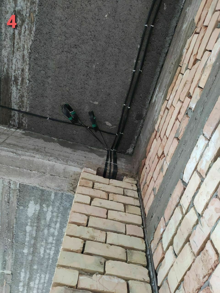Евро монтаж под штробарезом