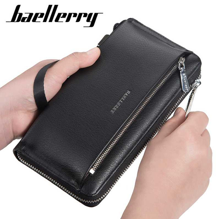 Фирменная мужская вместительная барсетка Baellerry