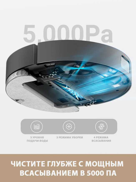 Робот-пылесос Xiaomi Dreame D10S Plus Robot Vacuum Cleaner