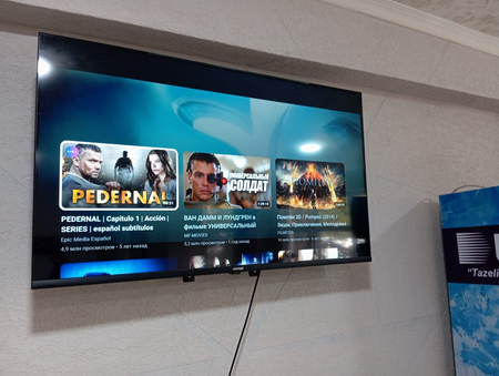 Продам телевизор 43 размер  HD smart tv immer китай