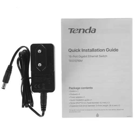 HUB Tenda TEG 1016M 16p  Gigabit (NT8373)