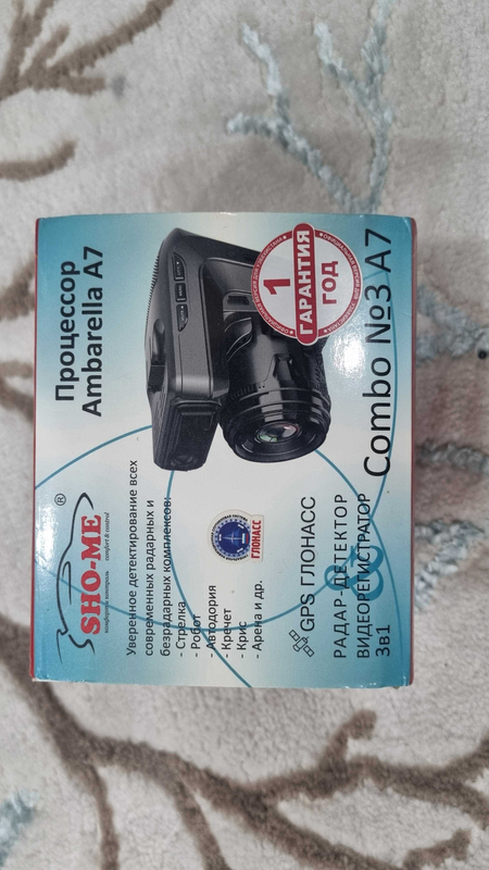Sho-Me radar tetektor videoregistrator