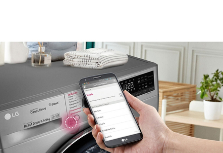 LG 8,5/5 кг. Стиральная машина с искусственным интеллектом/ Сушка