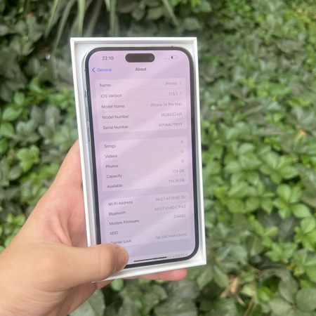 iPhone 14 Pro Max purple 128gb 89%radnoy