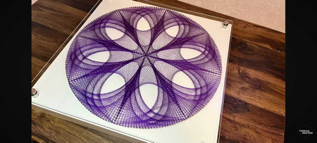 Картина в стиле String Art