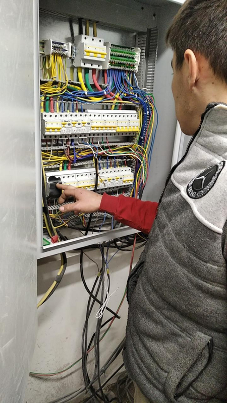 Elektromantaj shtraba mantaj ustanovka  ,  kanditsaner remont qlamiz