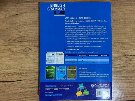 English grammar in use. Книга английской грамматики.