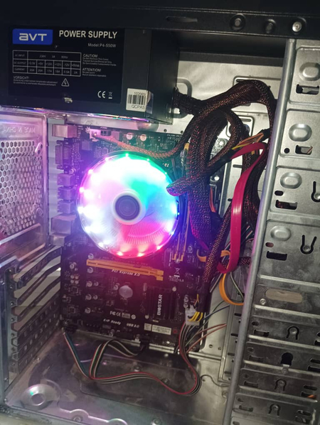 игровой компьютер I3 7100 b250 rx 580