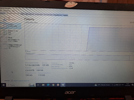 Ноутбук Acer Intel Celeron N3350