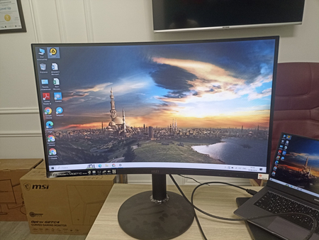 Msi Modern 27 Curved  оригинал монитор