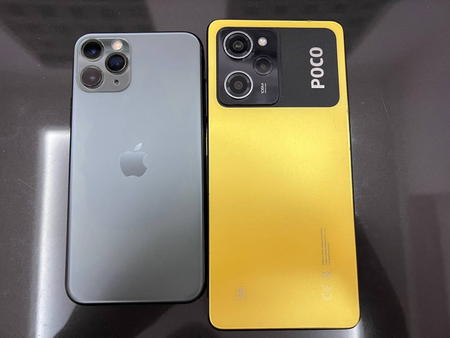 Iphone 11 pro poco x5 pro