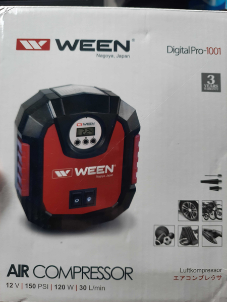 Компрессор Digital Pro-1001 WEEN 30 л/мин 12В 10 атмосфер