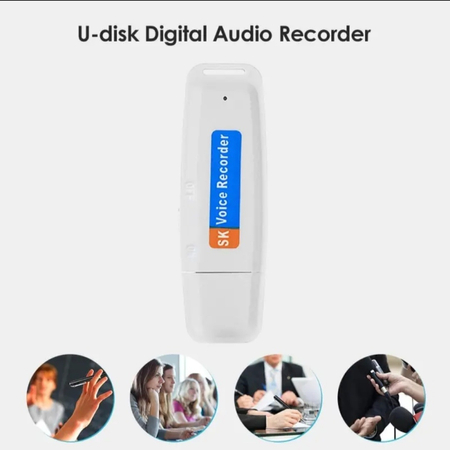 Мини диктофон USB с аккумулятором
