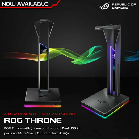 Топ!Подставка Asus Rog THRONE (Наушники в цену не входят)
