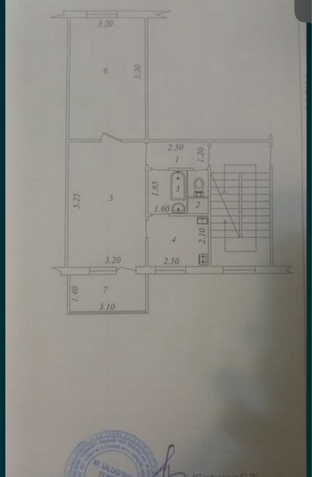 Id 37 прожается квартира на массиве Ялангач 2/4/4