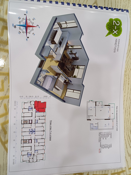2 х квартира продаётся