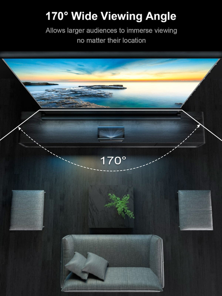 Awol 3500 pro лазерный короткофокусный проектор projector tv