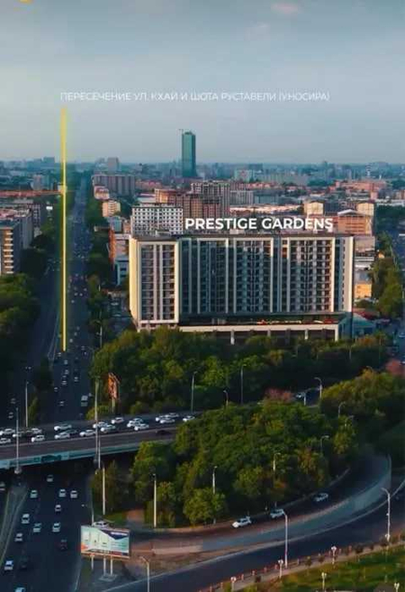 ЖК Prestige Garden Ш.Руставели Южный вокзал 2-комнатная 60м2 коробка!!