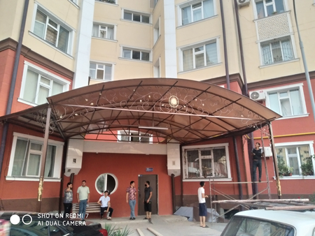 Темир дарвоза, решётка,перила,навес,ограждения,покраска