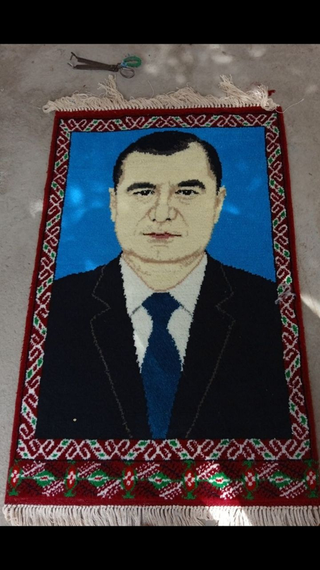 Gilam portretga tushiramiz.