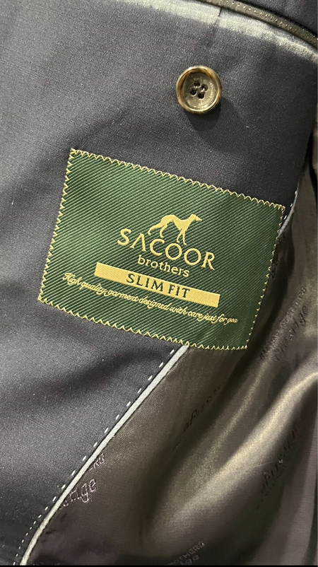 Продам костюм мужской, Sacoor brothers, темносиний тонкая шерсть