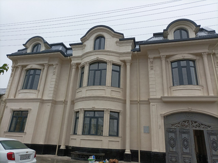 Travertin fasad ishlari