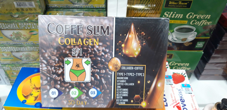 Кофе слим Коллаген для похудения Coffee slim collagen