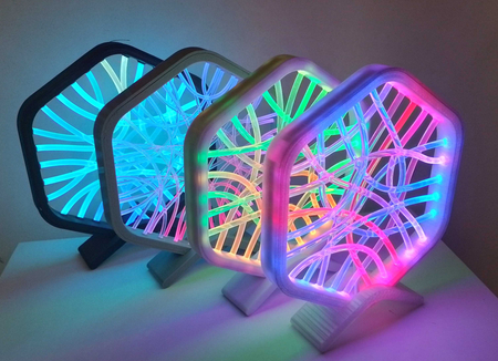 Лампа RGB декор интерьера, светомузыка, ночник USB