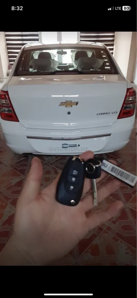 chevrolet cobalt 2022 yil fevral 26000 km benzinda