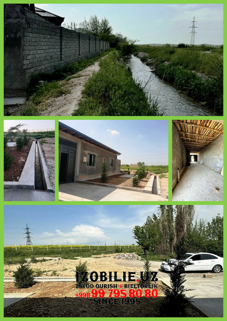 Продаётся новый дом участок в Кибрае узумзор махалля,3 соток 4 комнат