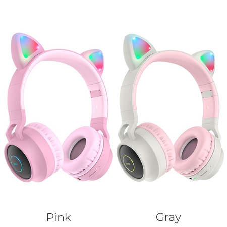 Беспроводные Наушники “W27 Cat ear” кошачьими ушками