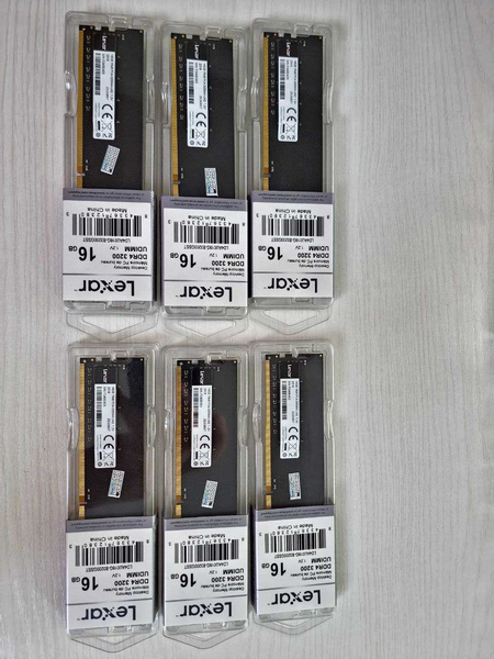 16gb 3200mhz LEXAR DDR4 Новые ОЗУ для ПК + Гарантия 6 месяцев