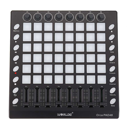 (MUSIC BRAND)  MIDI-контроллер Worlde орка PAD48