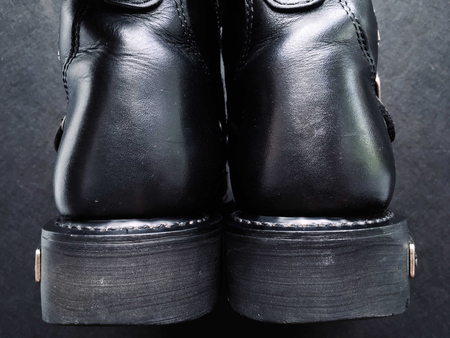 DEADSTOCK 2003 HARLEY-DAVIDSON® Brake Buckle Riding Boots — 28CM