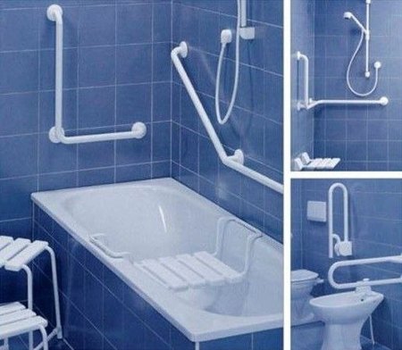 Стульчики сидение в душевую ванную поручни опорные шлагбаум откидные..