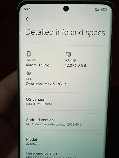 Samsung S23 ultra 12/256