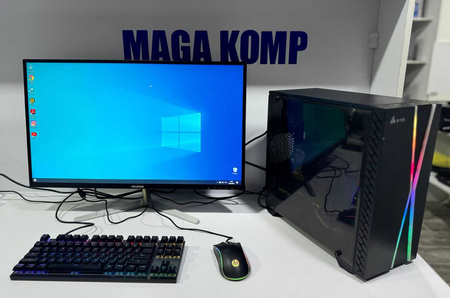 Бюджетный Компьютер  Монитор 27/ i3 9100/16GB/580 8GB/128GB/XARD 1TB
