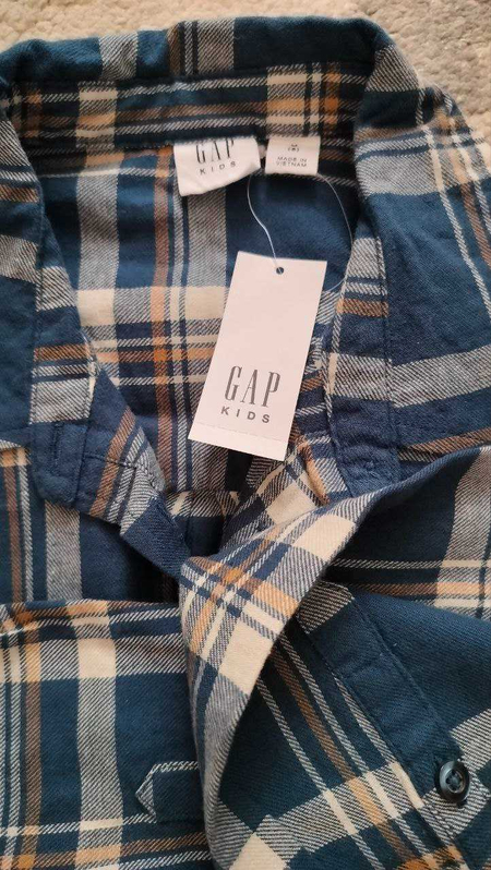 Новая GAP оригинал из США фланелевая рубашка размер 8-9-10 лет