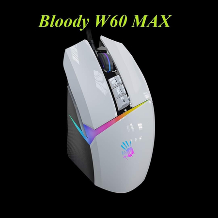 СКИДКА! A4tech Bloody W60 MAX/ DPI 10K, 50млннаж, мышка/мышь/mishka