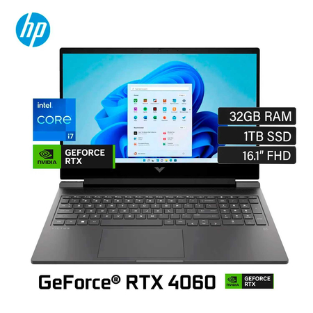 Hp Victus i7-13700H/32GB DDR5/1TB SSD/RTX4060 8GB/16.1