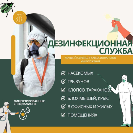 Уничтожение клопов тараканов Дезинфекция dezinfeksiya dizinfeksiya