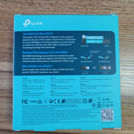 TP-Link Archer T3U Двух диапазонный WiFi приёмник USB‑адаптер Adapter