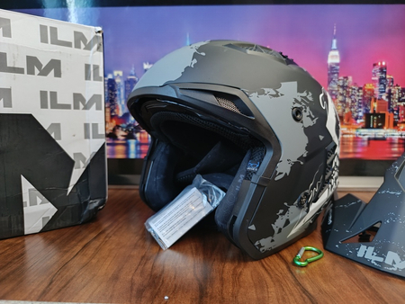 Мото шлем от ILM трансформер 4в1