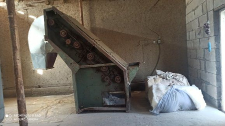 Paxta tozalash aparati