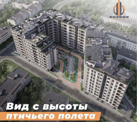 Алгаритм новостройка Кушон 1 этаж (44м2)