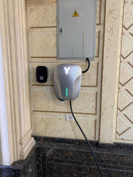 Установка зарядного станция для электромобилей 7 kw tashkent