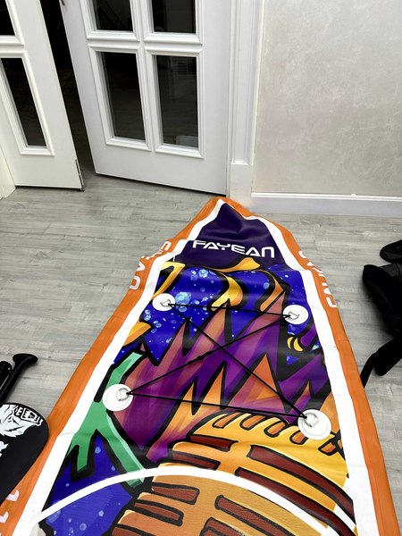 Сапборд надувной для плаванья , водная доска sup